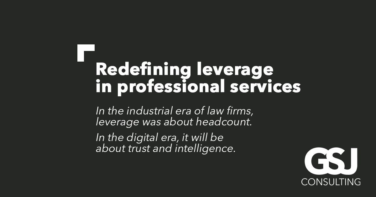 Redefining Law-Firm Leverage in the Age of AI